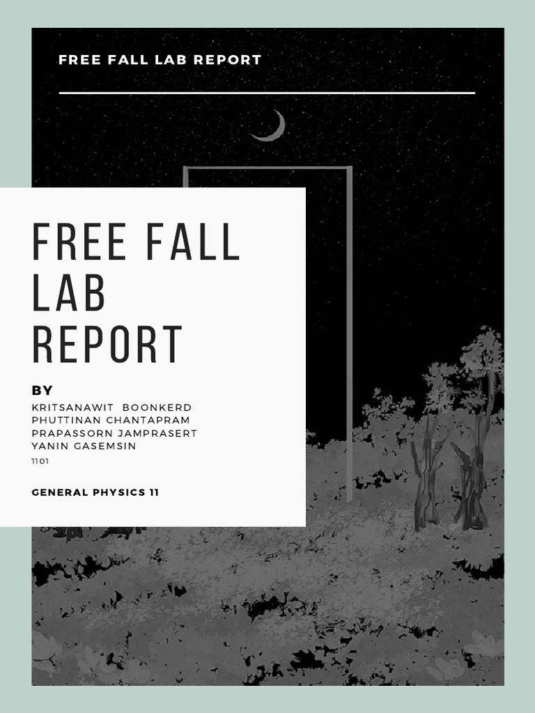 Free Fall Lab Report | PDF | Mass | Gravity