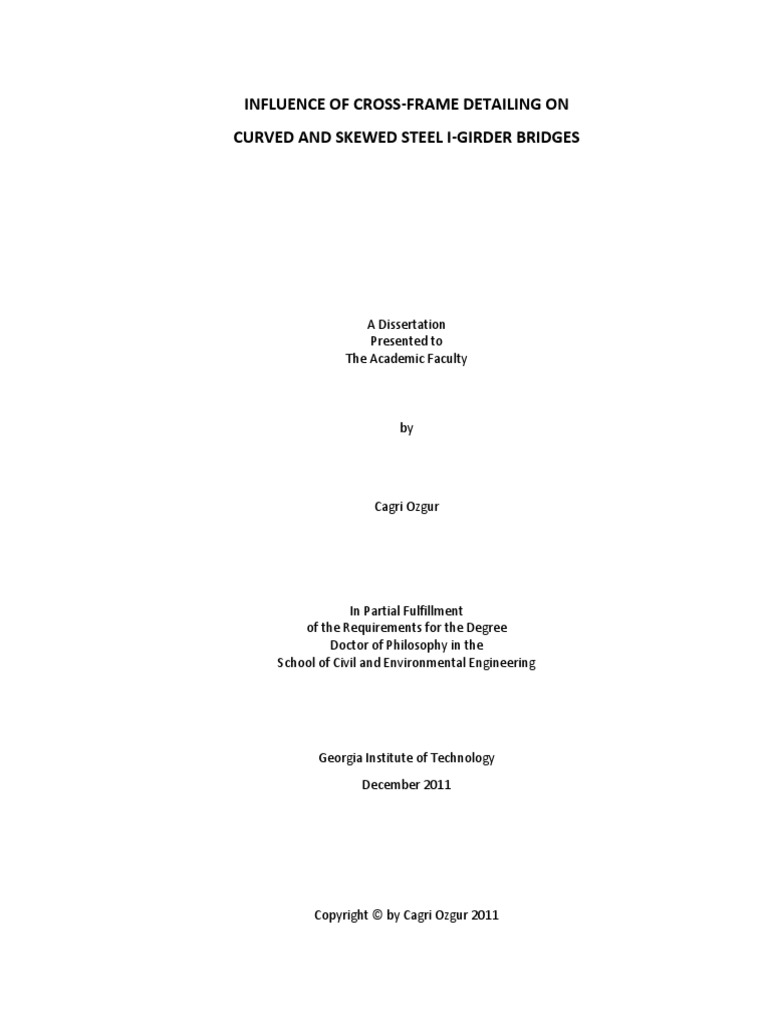 Ozgur Cagri 201112 PHD | PDF | Structural Steel | Civil Engineering