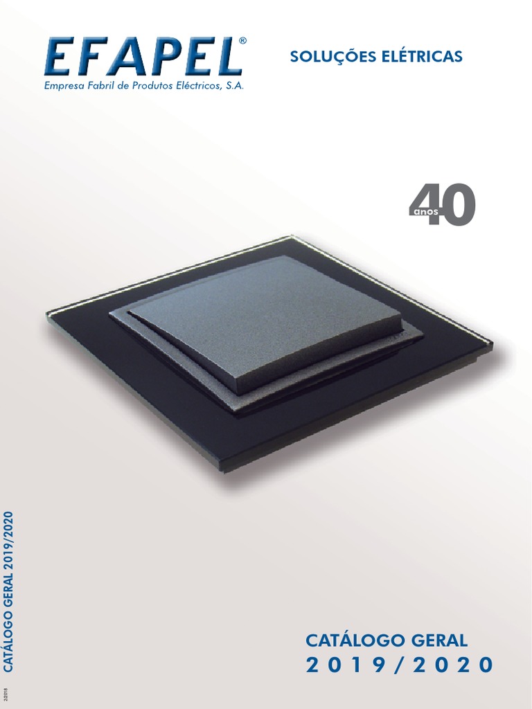 Catalogo Geral Efapel | Engenharia Elétrica | Equipamento