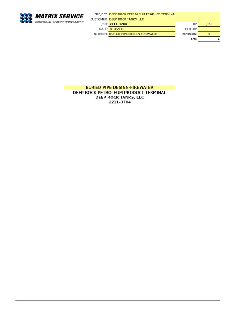 Buried Pipe Design HDPE | PDF