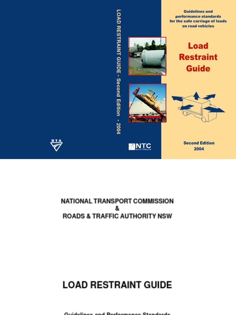 Load Restraint Guide - 2nd Edition - 2004 | Trailer (Vehicle) | Axle