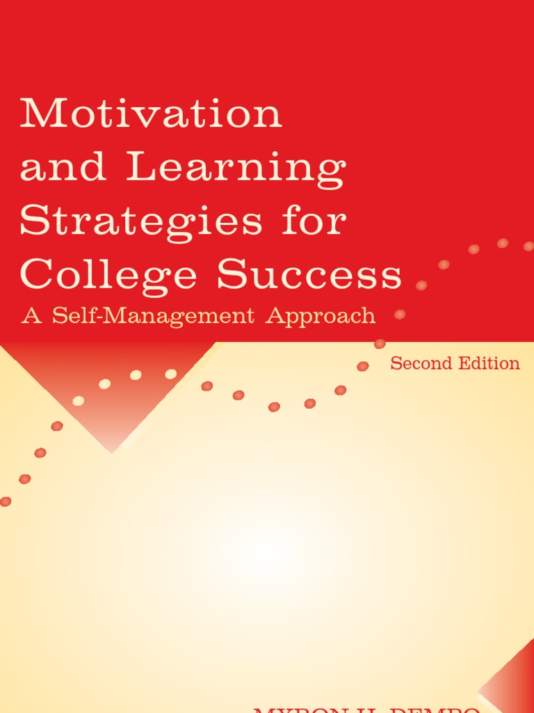 Motivation and Learning Strategies For College Success | PDF ...