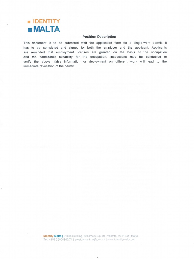 Identity Malta | PDF