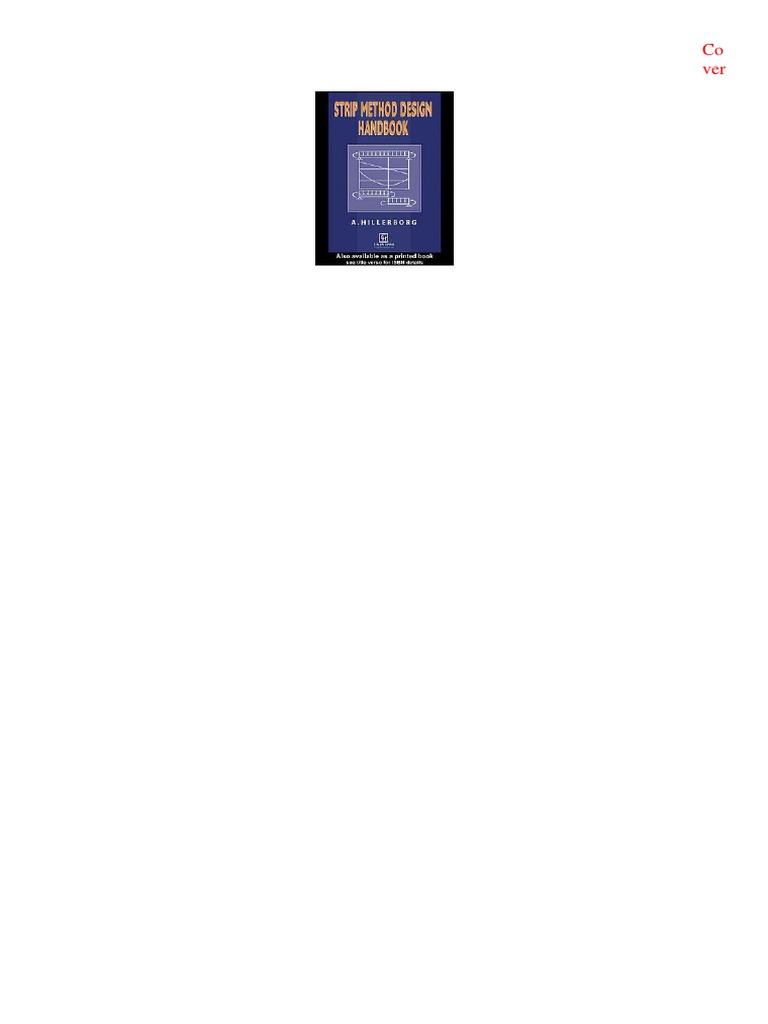 A. Hillerborg-Strip Method Design Handbook-CRC Press (1996) | PDF ...