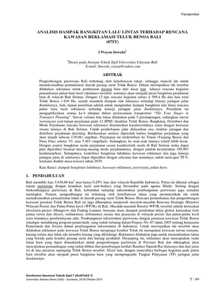 Jurnal Teknik Sipil PDF | PDF