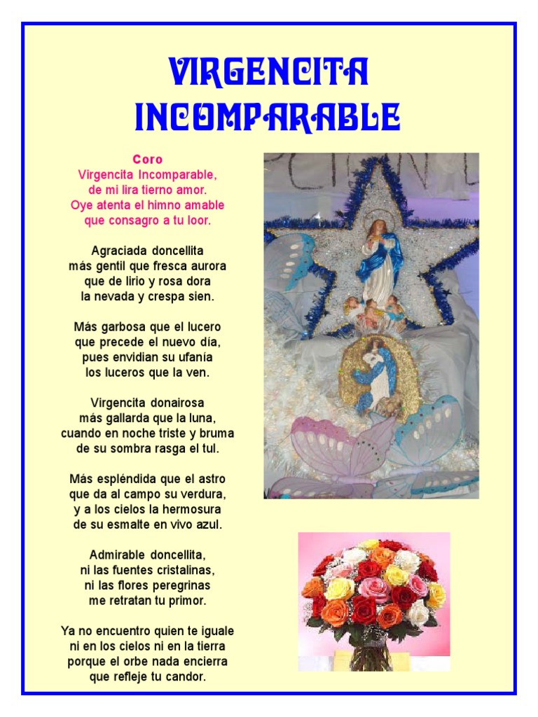 Virgencita Incomparable | PDF