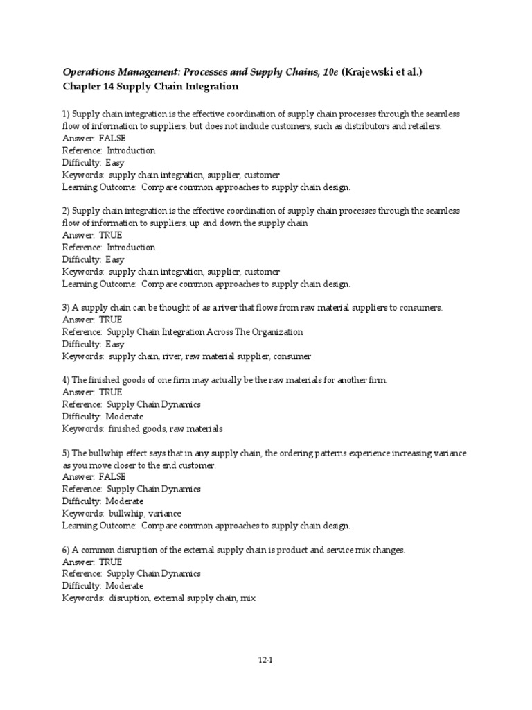 Supply Chain Integration Guide | PDF | Electronic Data Interchange ...