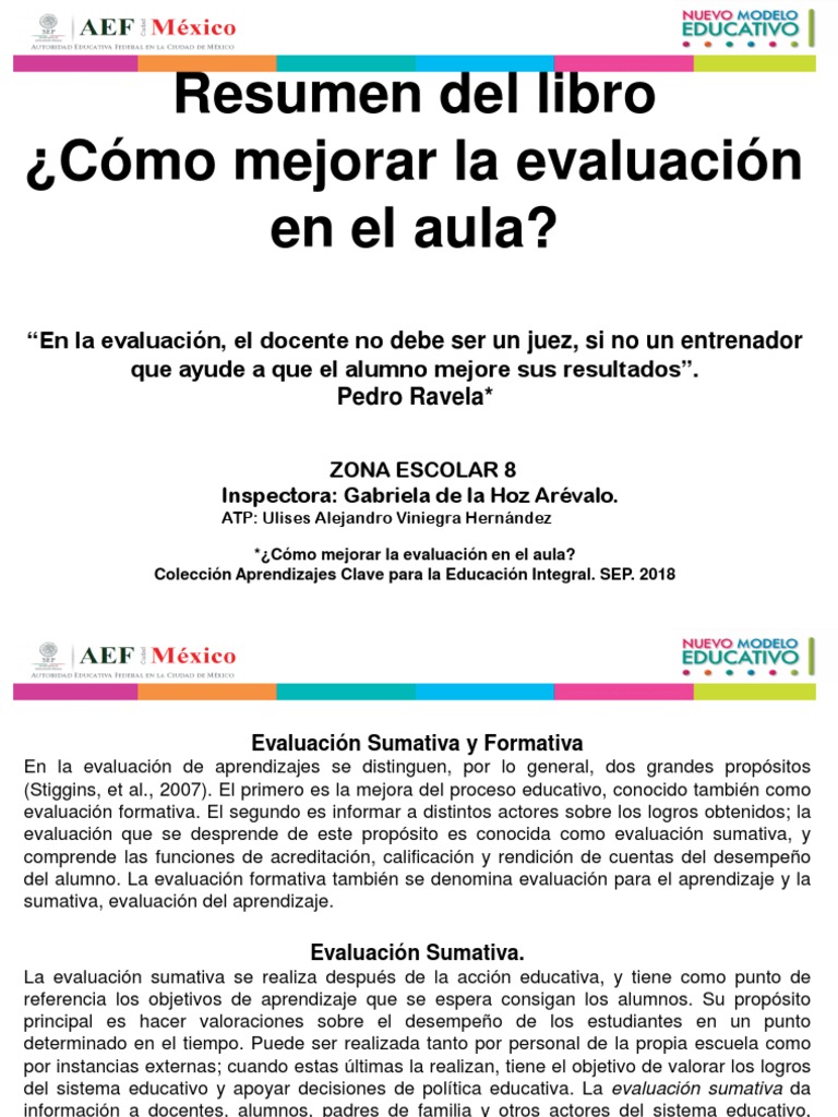 Evaluación en el Aula: Guía Práctica | PDF | Evaluación | Maestros