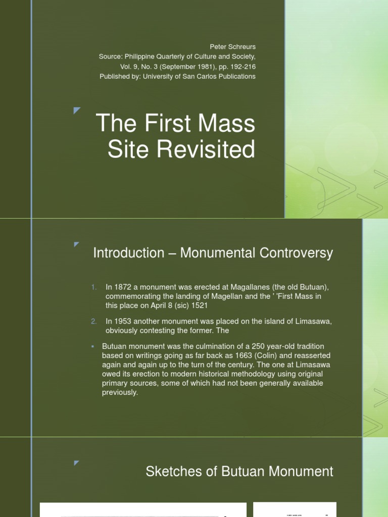 First Mass in Limasawa | PDF | Age Of Discovery | Exploration