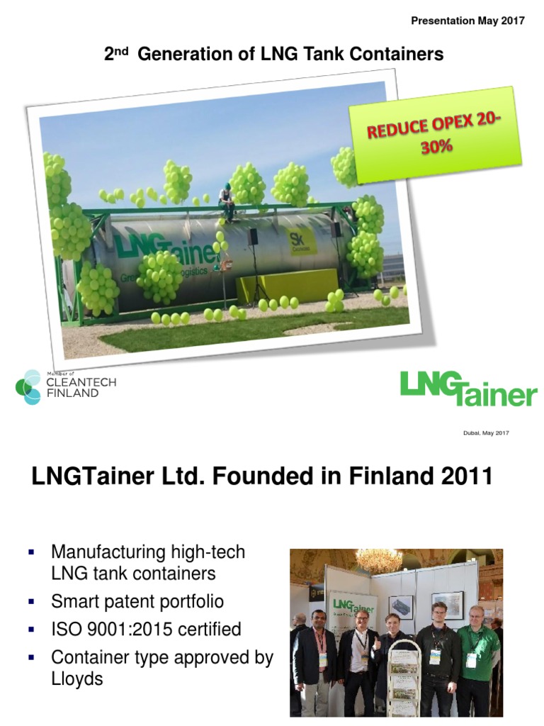 Generation of LNG Tank Containers | PDF | Liquefied Natural Gas | Transport