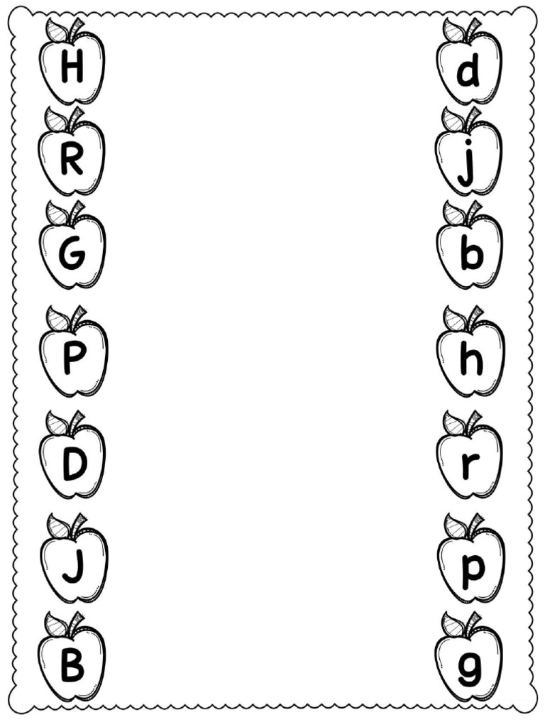 Matching Big and Small Letters | PDF