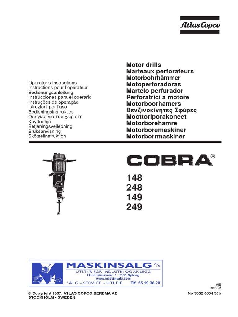 Bruksanvisning Cobra 148 - 149