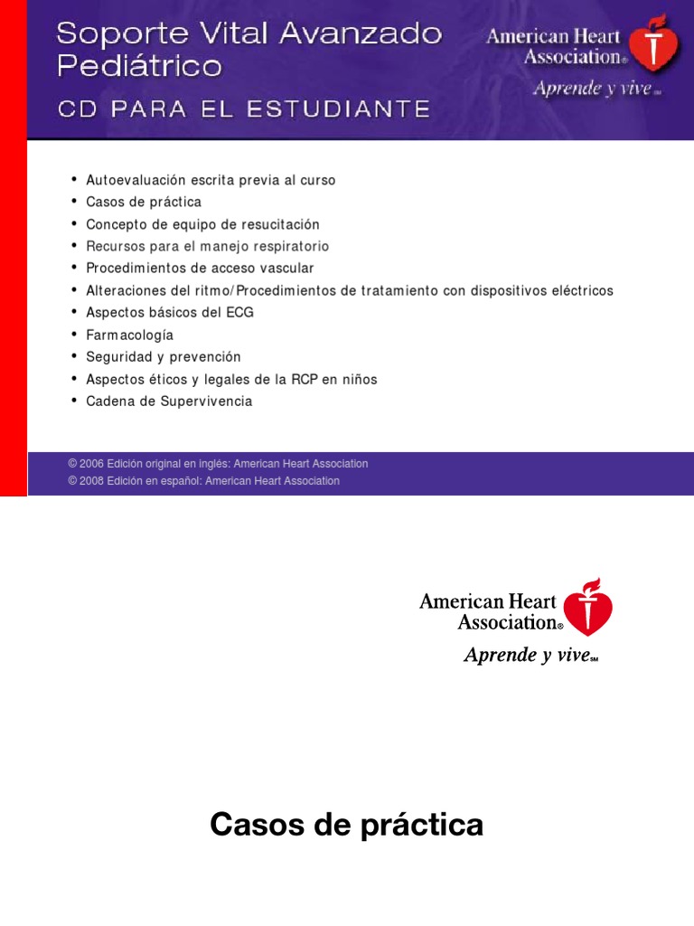 SVAP Guia de Estudio | PDF | Asma | Choque (circulatorio)