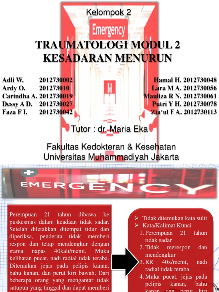 PBL Trauma Modul 2 | PDF
