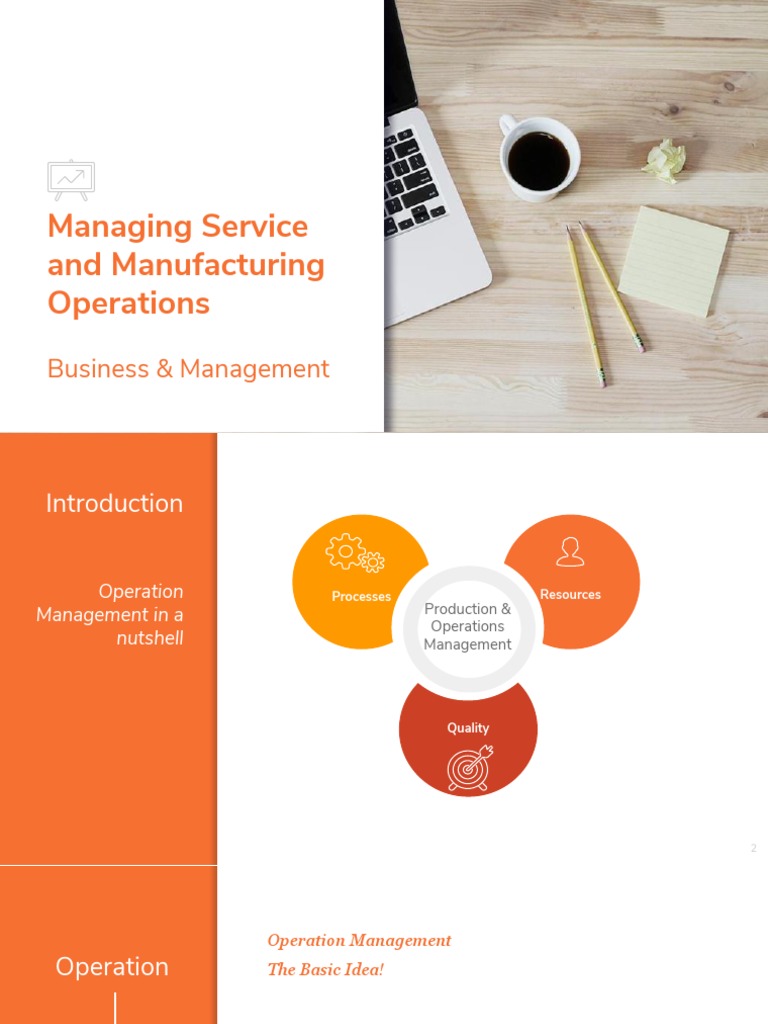 Managing Service and Manufacturing Operations | Download Free PDF ...