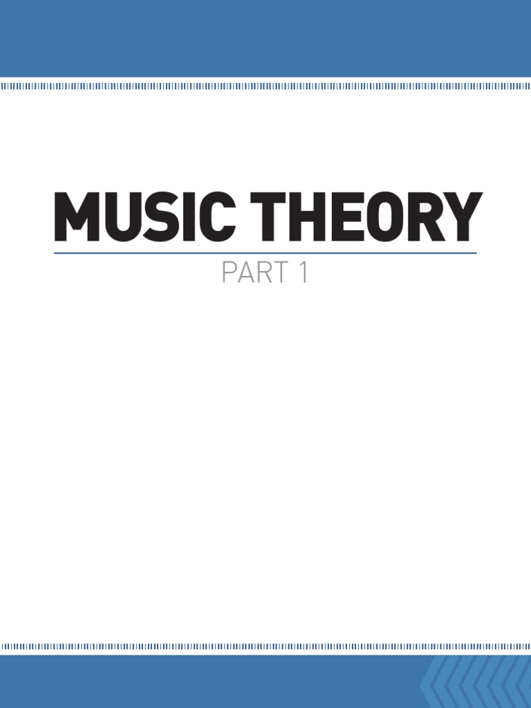 Music Theory 1 | PDF | Clef | Tempo