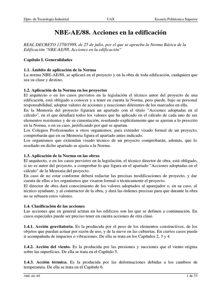 Nbe Ae 88 | PDF | Fundación (Ingeniería) | Ciencias fisicas