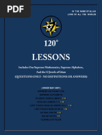 120 Lessons Supreme Wisdom | PDF | Wisdom | Sun