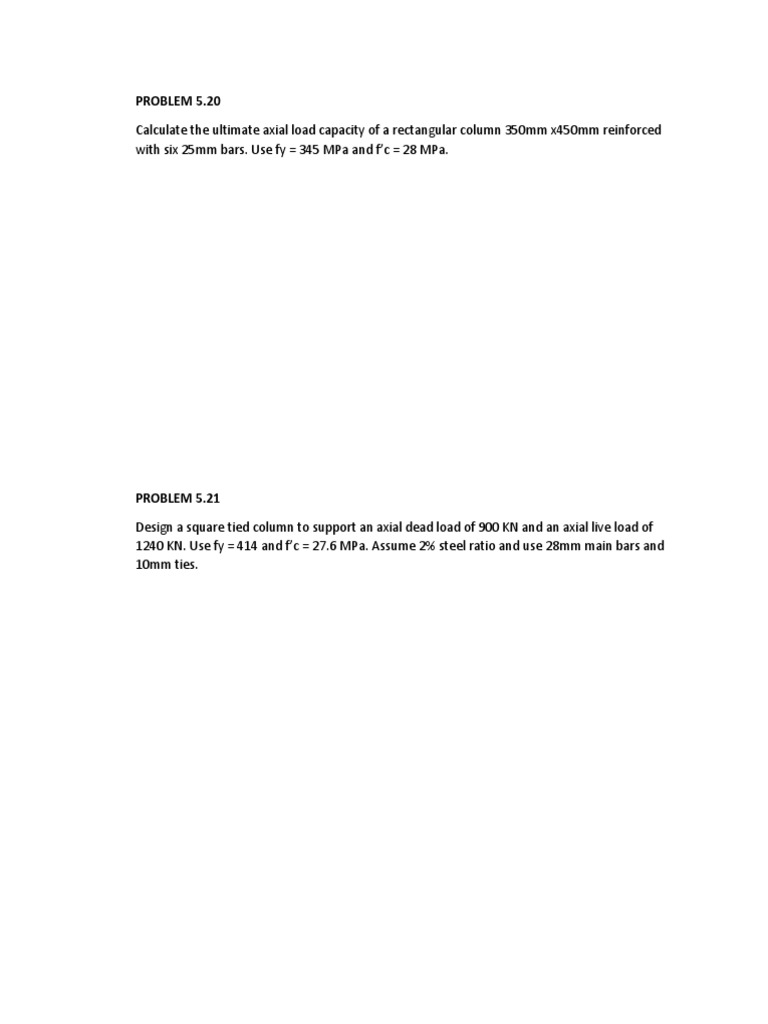 RCD Columns Updated | PDF | Strength Of Materials | Column