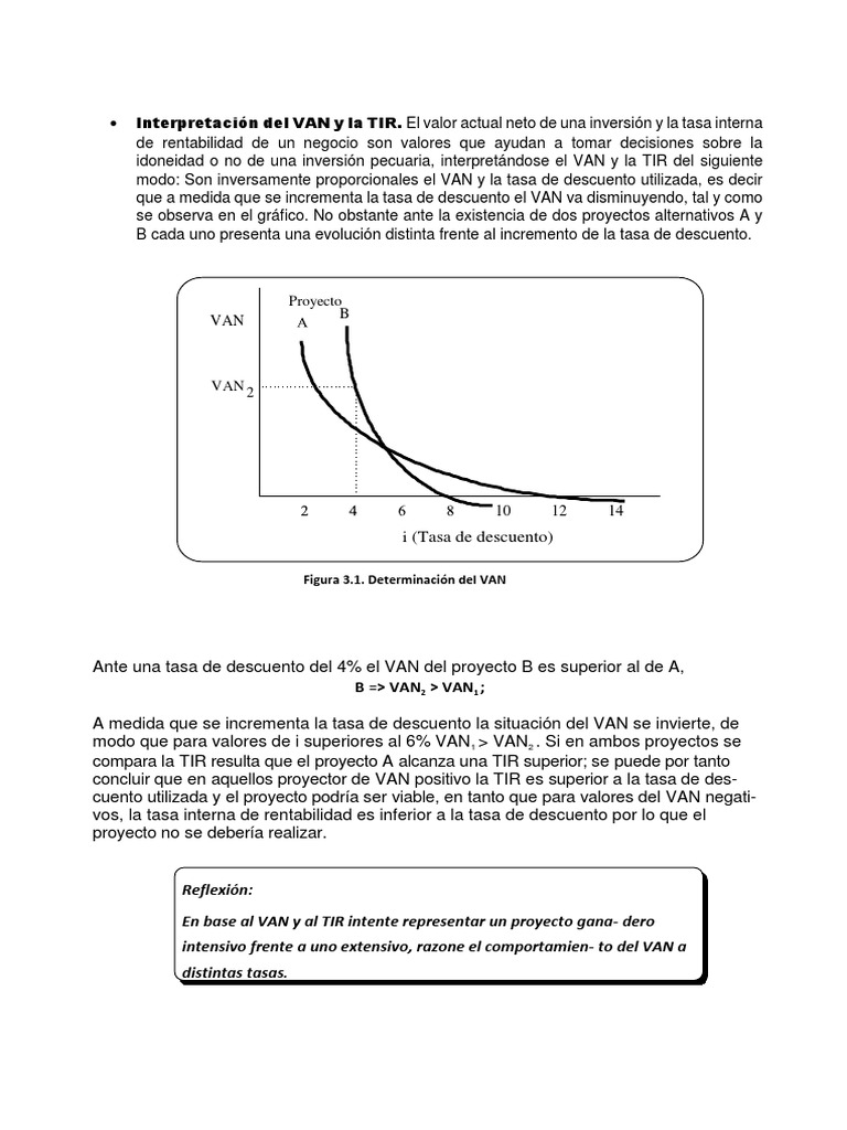 Interpretación Del VAN y La TIR | Valor presente neto | Economias