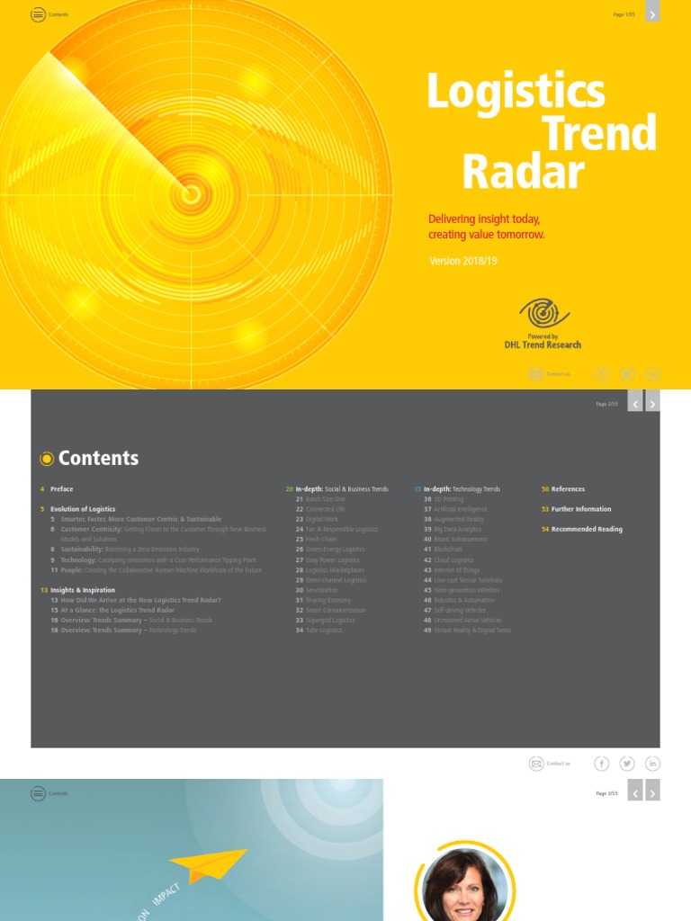 DHL | PDF | Logistics | Internet Of Things