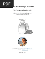 CATIA Exercise Book PDF | PDF | Technical Drawing | Computer Aided Design