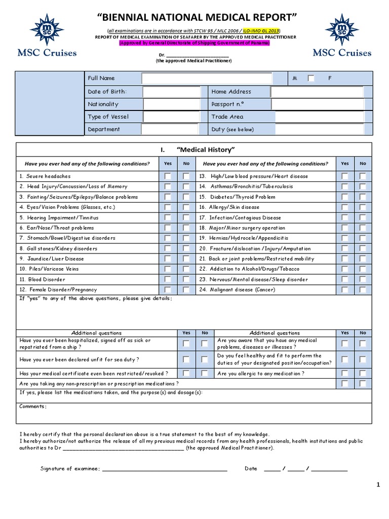 Biennial National Medical Report | PDF | Physical Examination | Epilepsy
