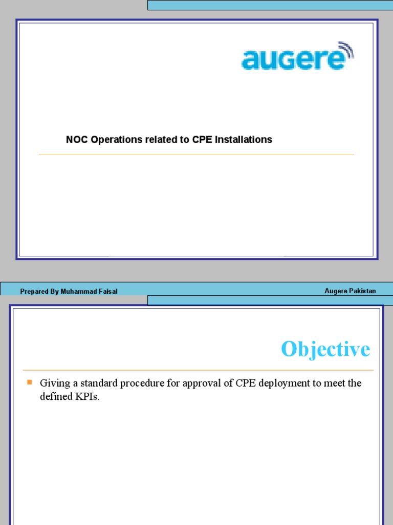 Training Manual NOC Operations | PDF | Customer Premises Equipment ...