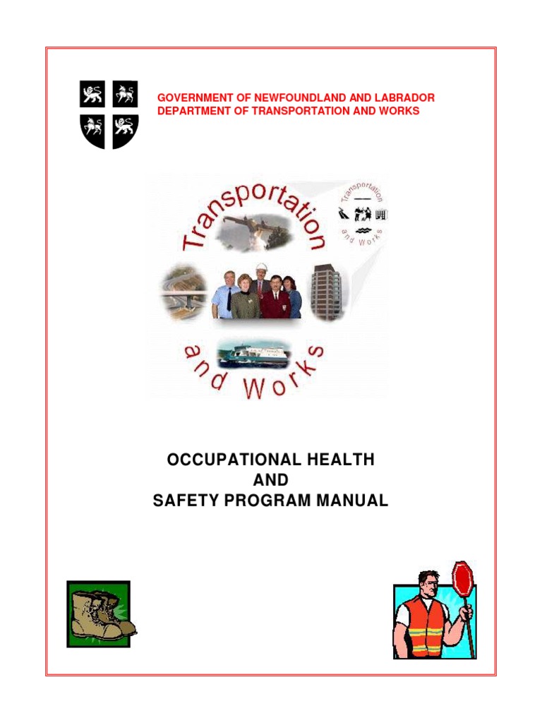 Occupational Health and Safety Program Manual Dept of Transportation ...