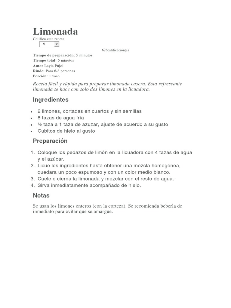 Limonada Pdf