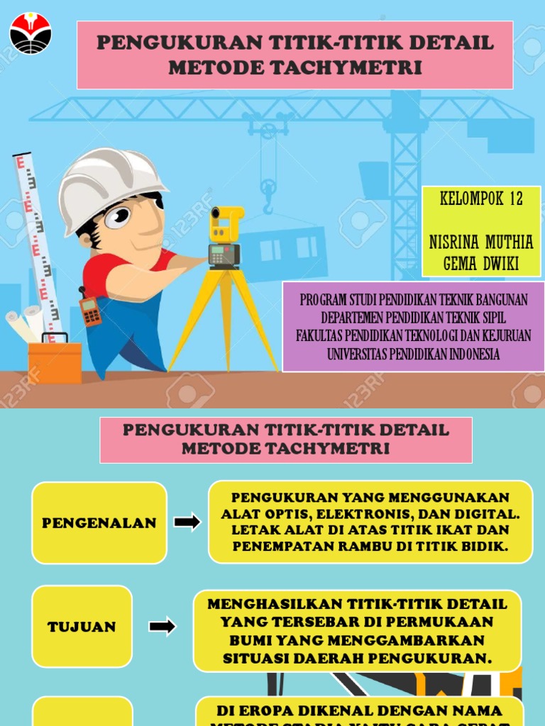 Pengukuran Titik-Titik Detail Metode Tachymetri | PDF
