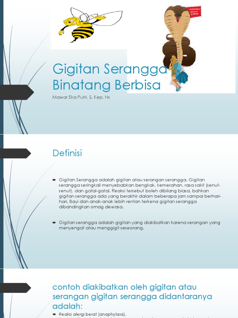 Gigitan Serangga & Binatang Berbisa | PDF