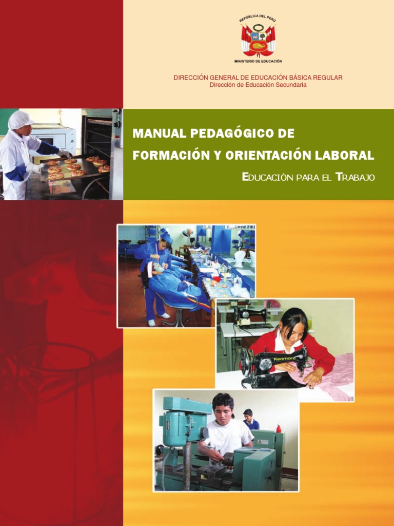 MANUAL PEDAGOGICO de Formacion y Orientacion Laboral EPT PDF | PDF | Derecho laboral ...