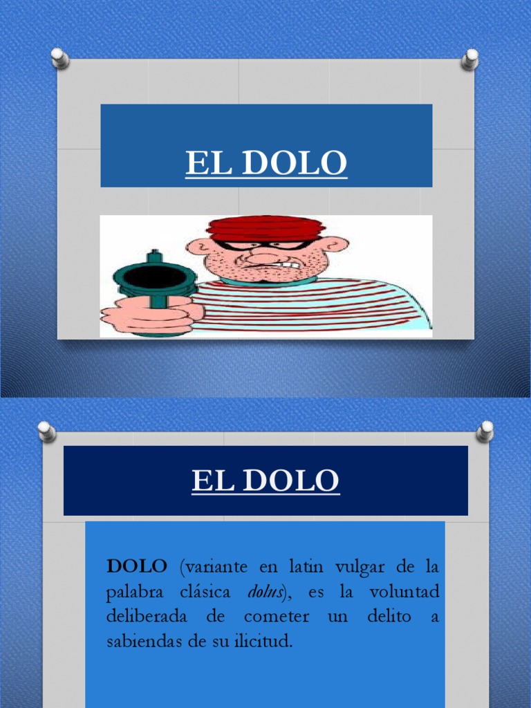 6 El Dolo | PDF | Intención (Derecho Penal) | Información del gobierno