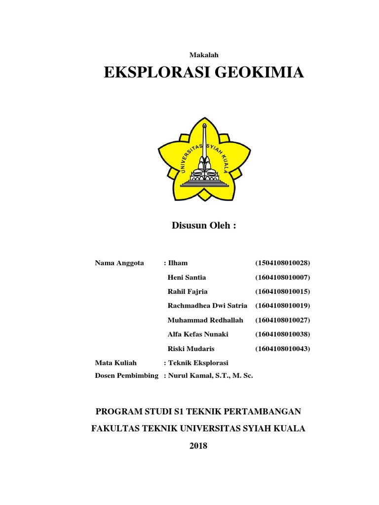Eksplorasi Geokimia | PDF | Sains & Matematika