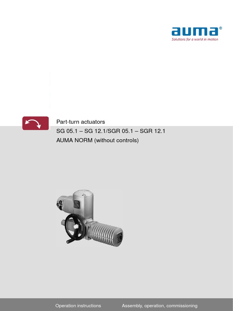 manual book mov auma.pdf | Electrical Connector | Switch