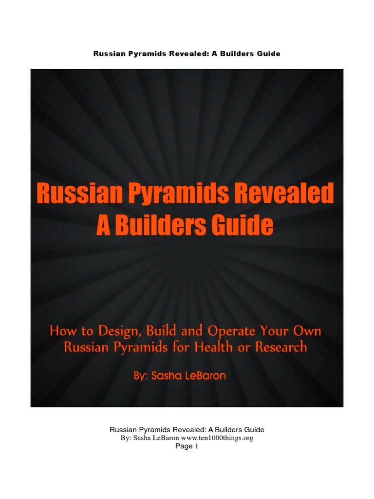 Russian Pyramid Revealed | PDF | Water | Nature
