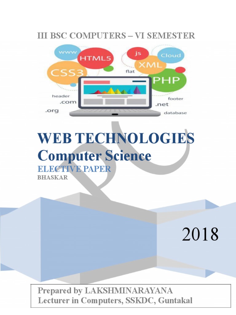 Web Technologies Notes7 | PDF | Html Element | Hyperlink