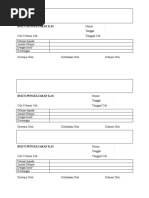 Form Pengajuan Dana Kas Kecil | PDF