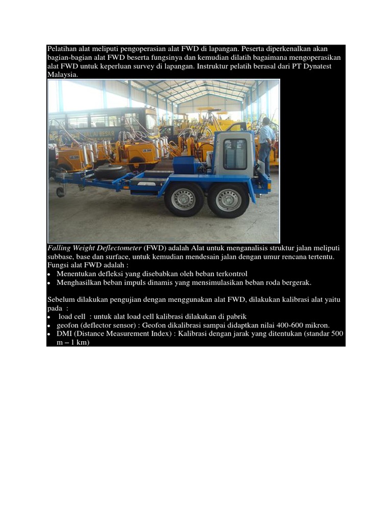 Alat FWD Dan LWD | PDF