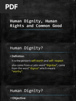 Human Rights, Dignity and Common Good | PDF | Rights | Civil And ...