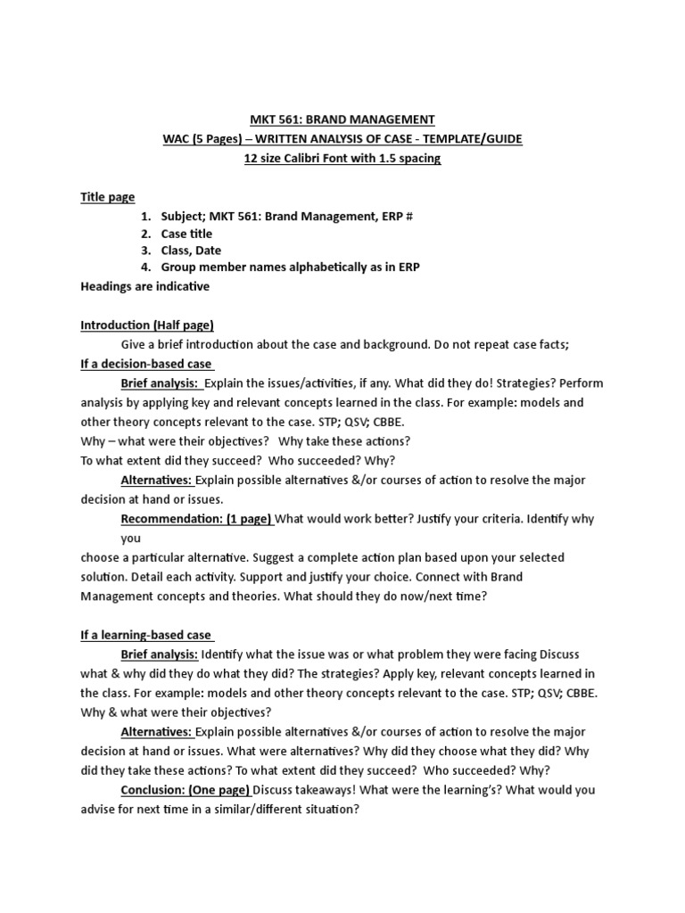 3+WAC+BM Template | PDF