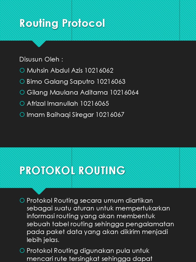 Routing Protocol | PDF