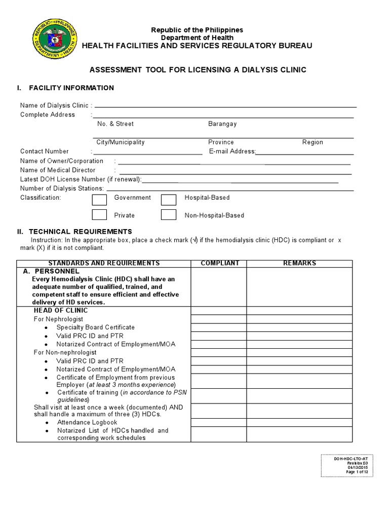 Dialysis Application for LTO Rev1 1232014Form-HDC-LTO-A-2007 ...