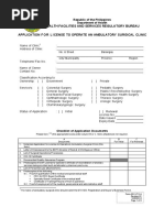 PTC Application Form | PDF | Clinic | Hospital