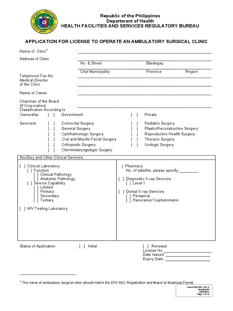 Doh Application Lto Asc Rev3oss-Asc-lto-A FRM Rev2 272012 | PDF ...