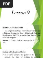 ECCD Act: Early Childhood Development Policy | PDF | Early Childhood ...