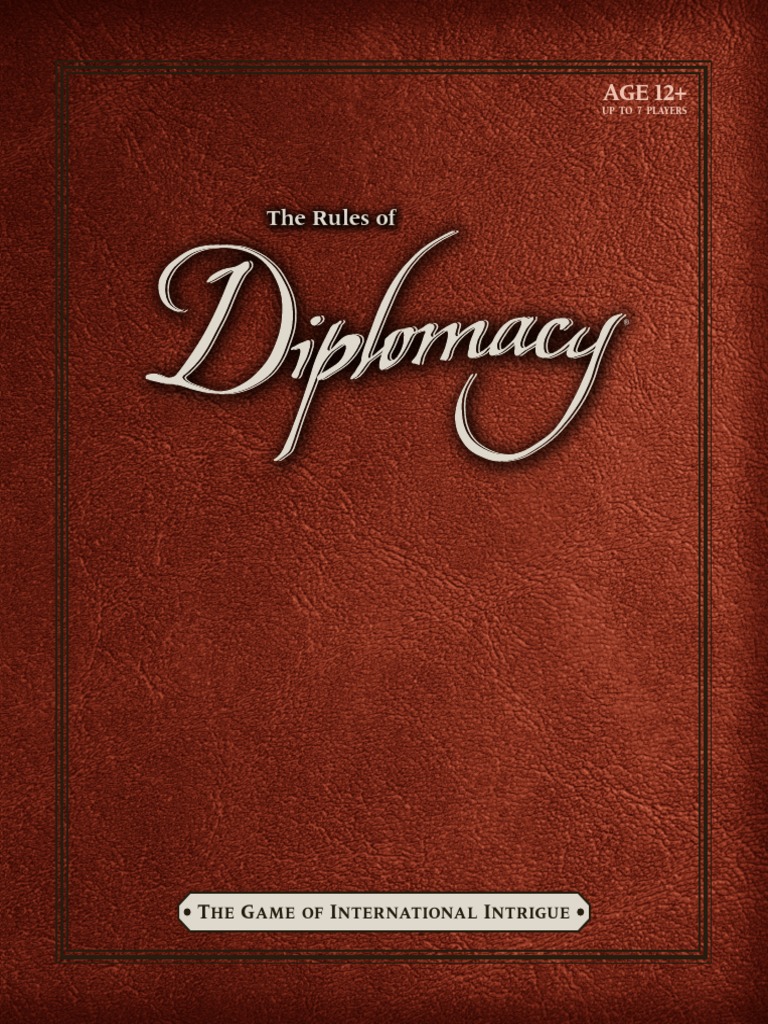 Diplomacy Rules | PDF | Negotiation | Wizards Of The Coast