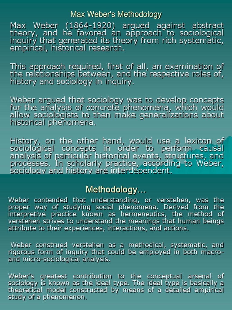 Ideal Type | PDF | Social Stratification | Sociology