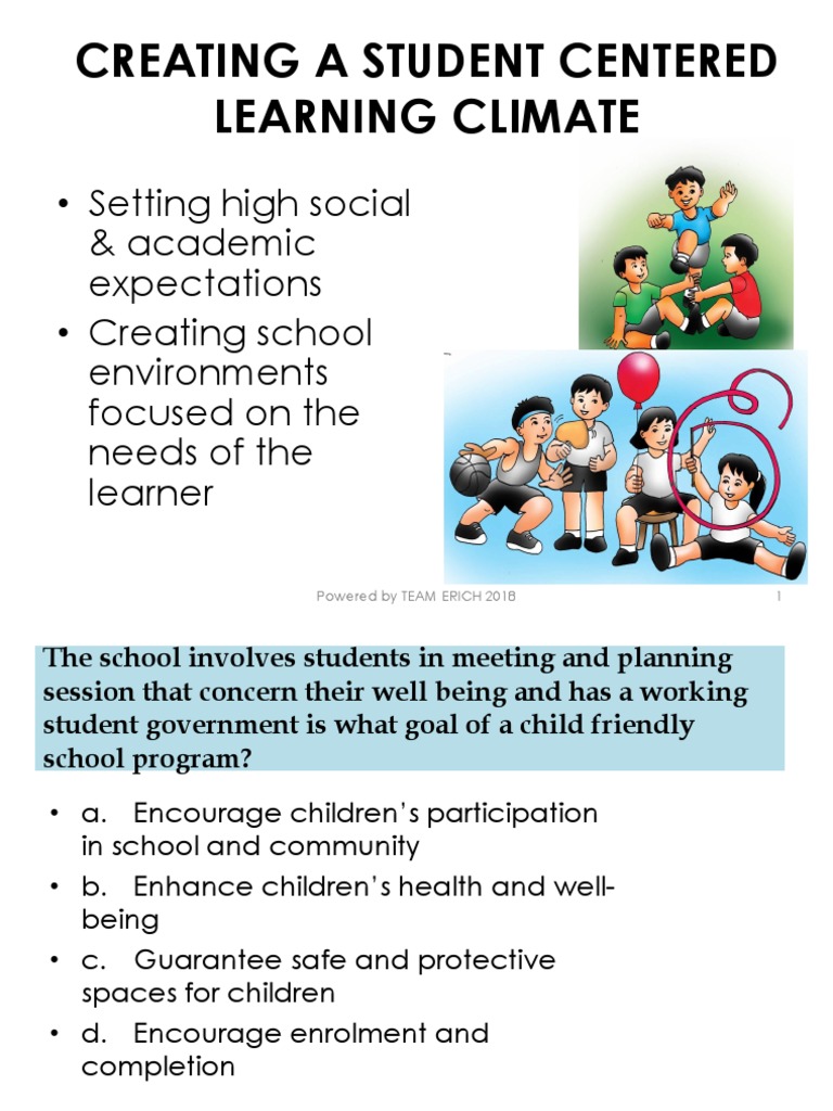 Creating a Student-Centered Climate | PDF | Classroom Management | Teachers